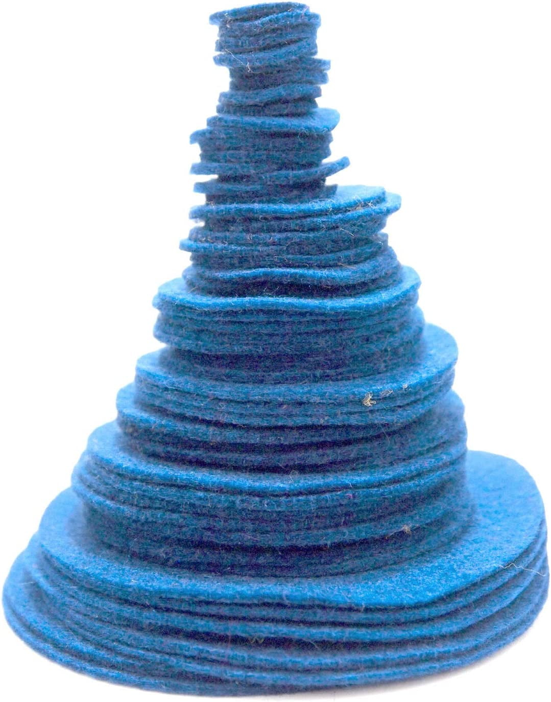 Playfully Ever After Blue Craft Felt Circles (Mixed Size Pack - 56pc ...