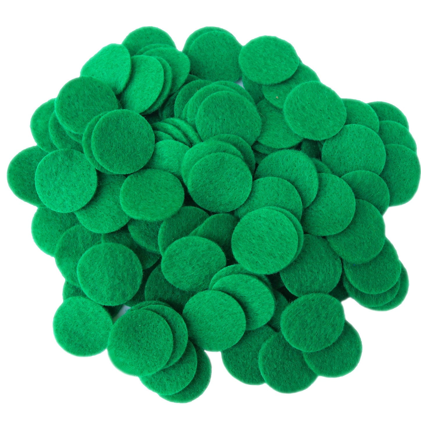 Playfully Ever After Green Craft Felt Circles (1.5 Inch - 94pc ...