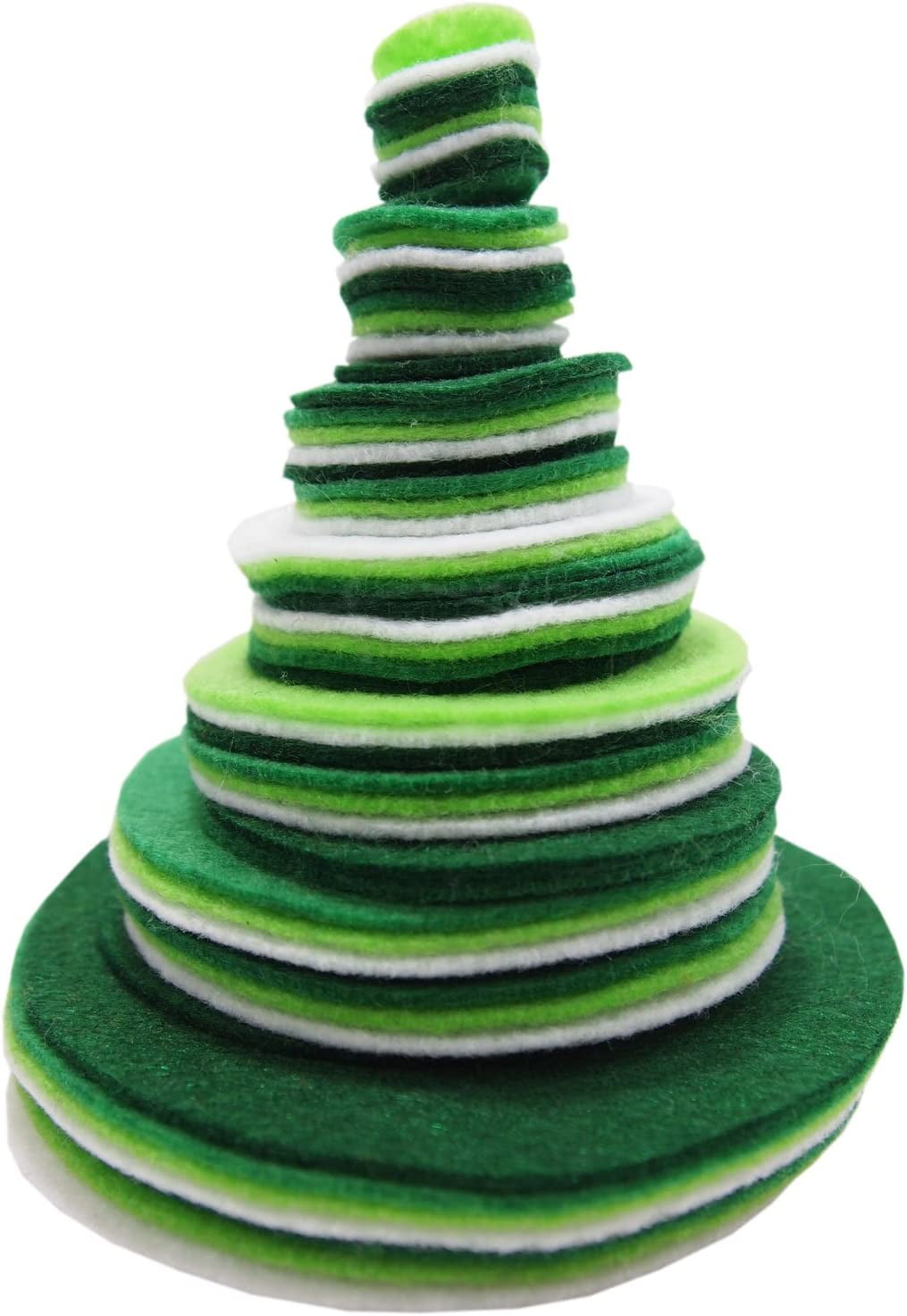 Playfully Ever After Green, Dark Green, Light Green & White Craft Felt ...