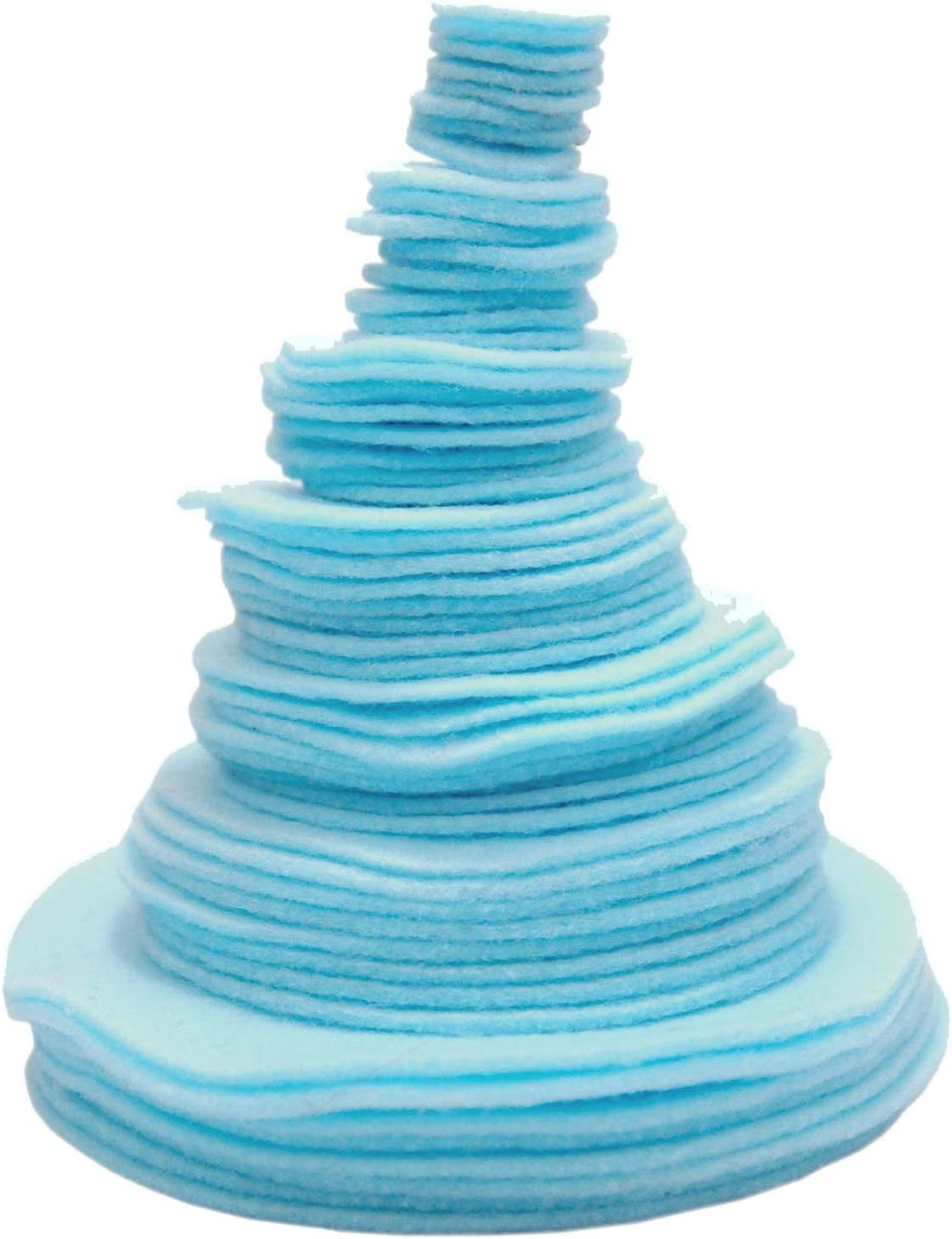 Playfully Ever After Light Blue Craft Felt Circles (Mixed Size Pack ...