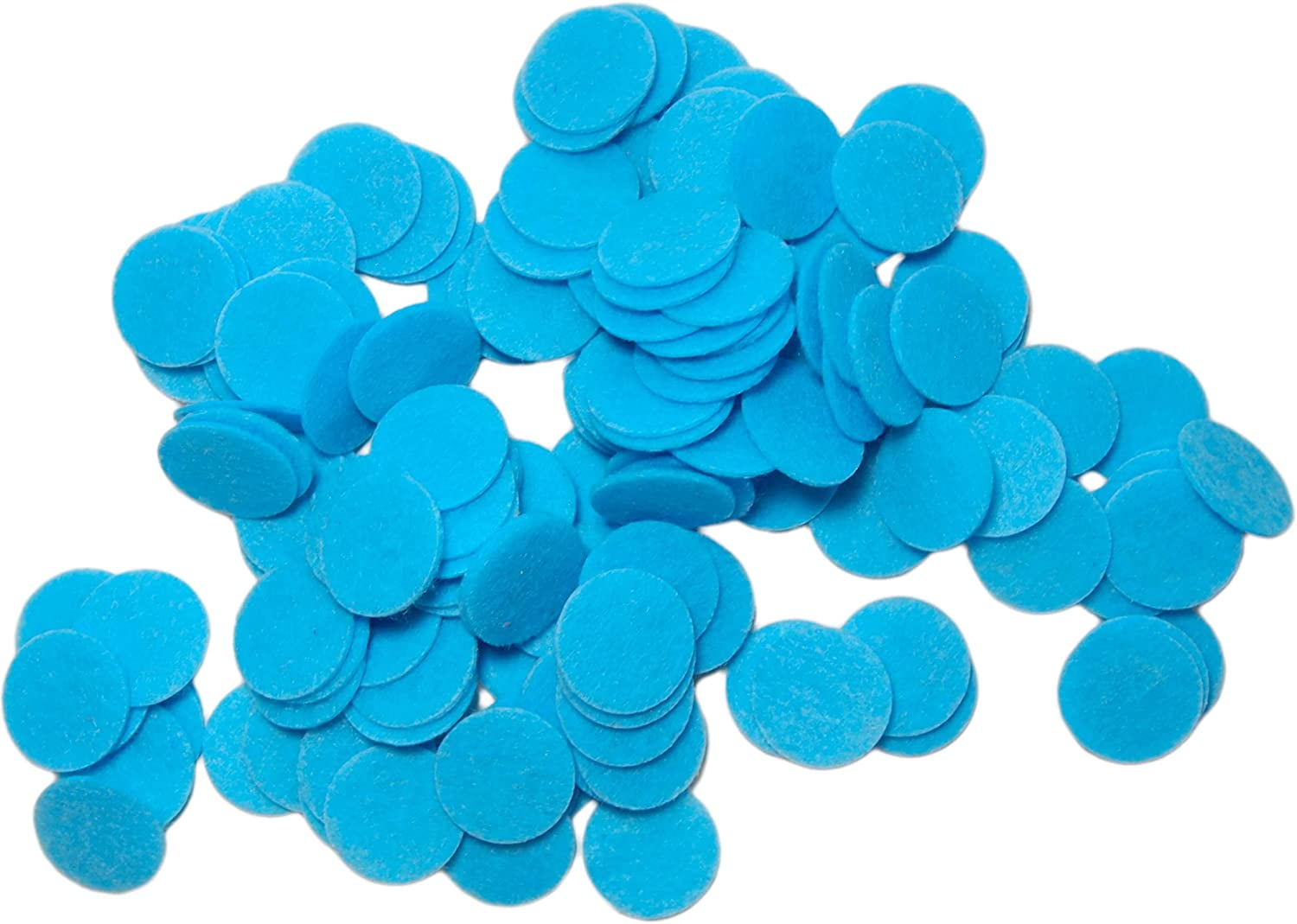 Playfully Ever After Light Blue Felt Circle Stickers (1 inch - 100pc ...