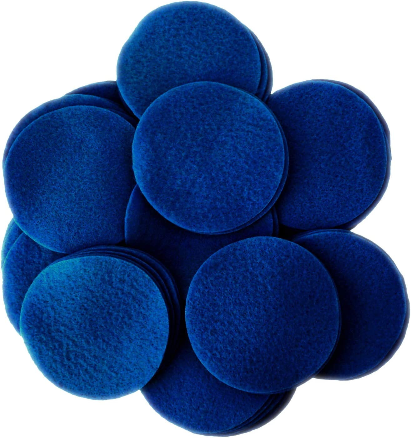 Playfully Ever After Navy Blue Craft Felt Circles (1 Inch - 100pc ...