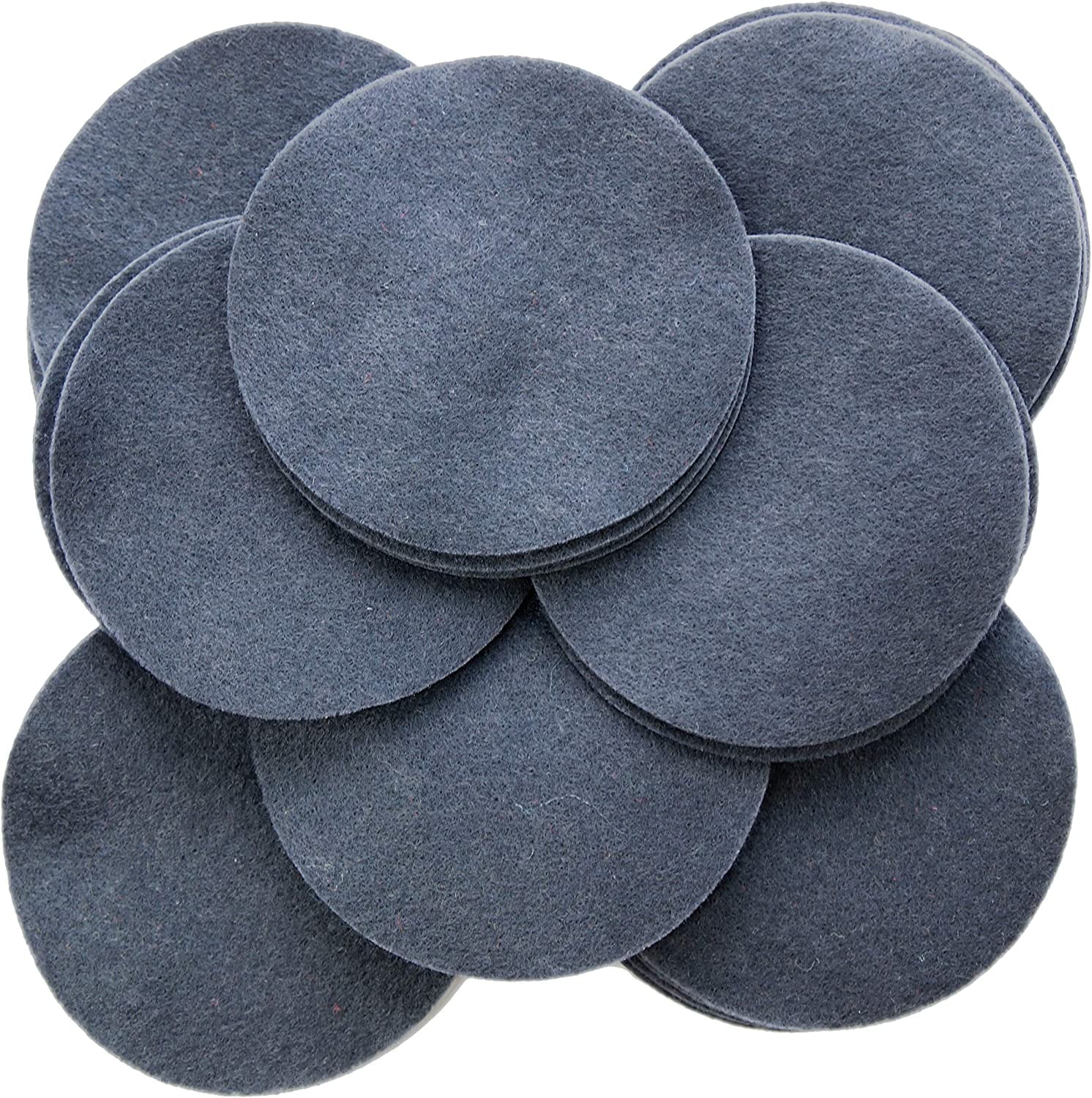Playfully Ever After Slate Gray Craft Felt Circles (1 Inch - 100pc ...