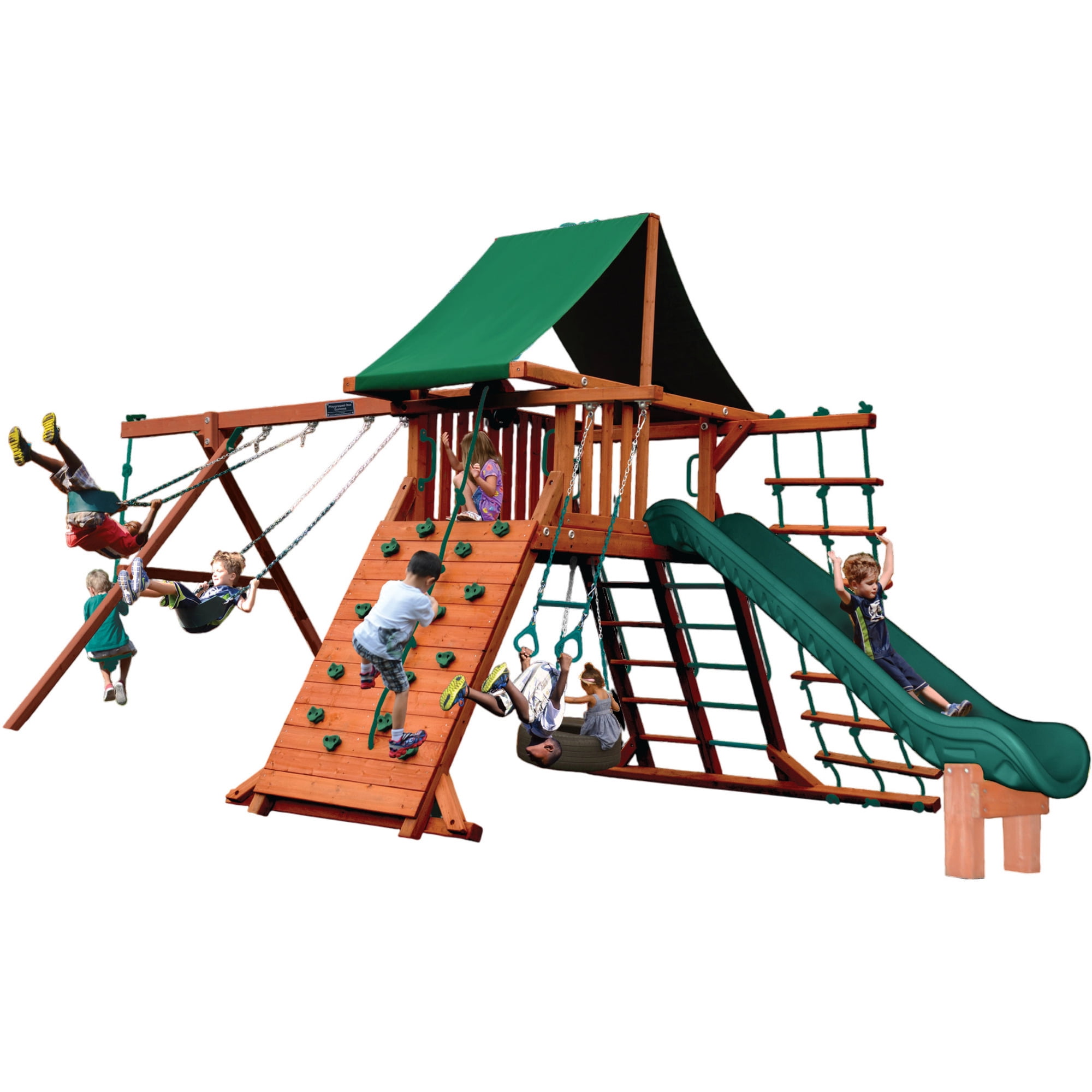 Playground One Playcenter Swing Sets Original Combo 2 - 5.5' Deck ...