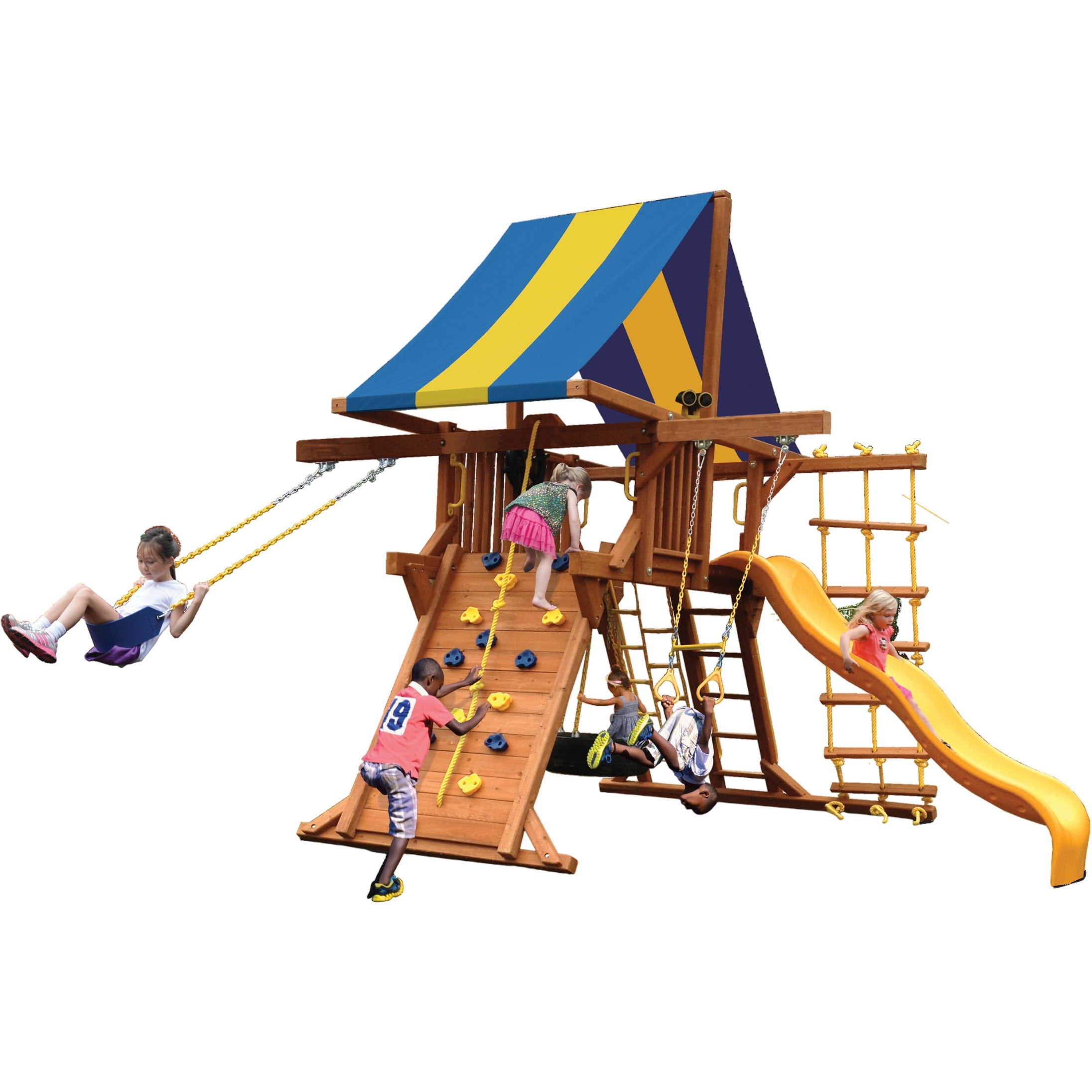 Playground One Swing Sets for Small Spaces 5' Playcenter Premier ...