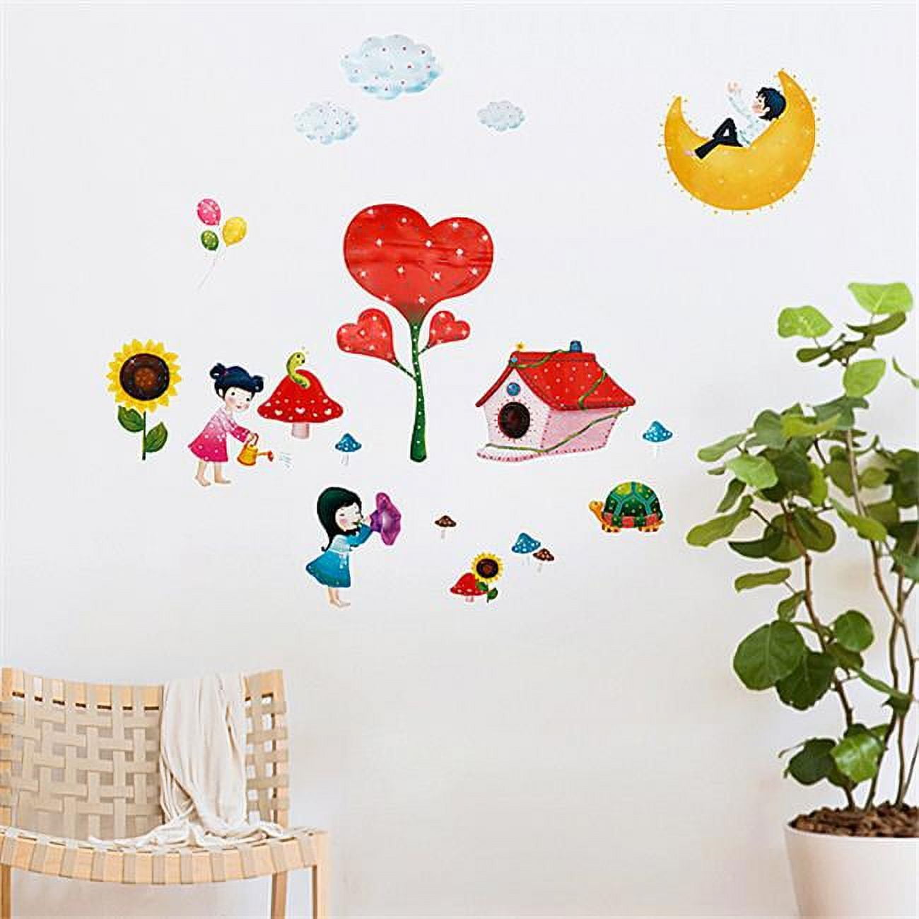 Playground Wall Decals Stickers - Mixed - Medium - Walmart.com