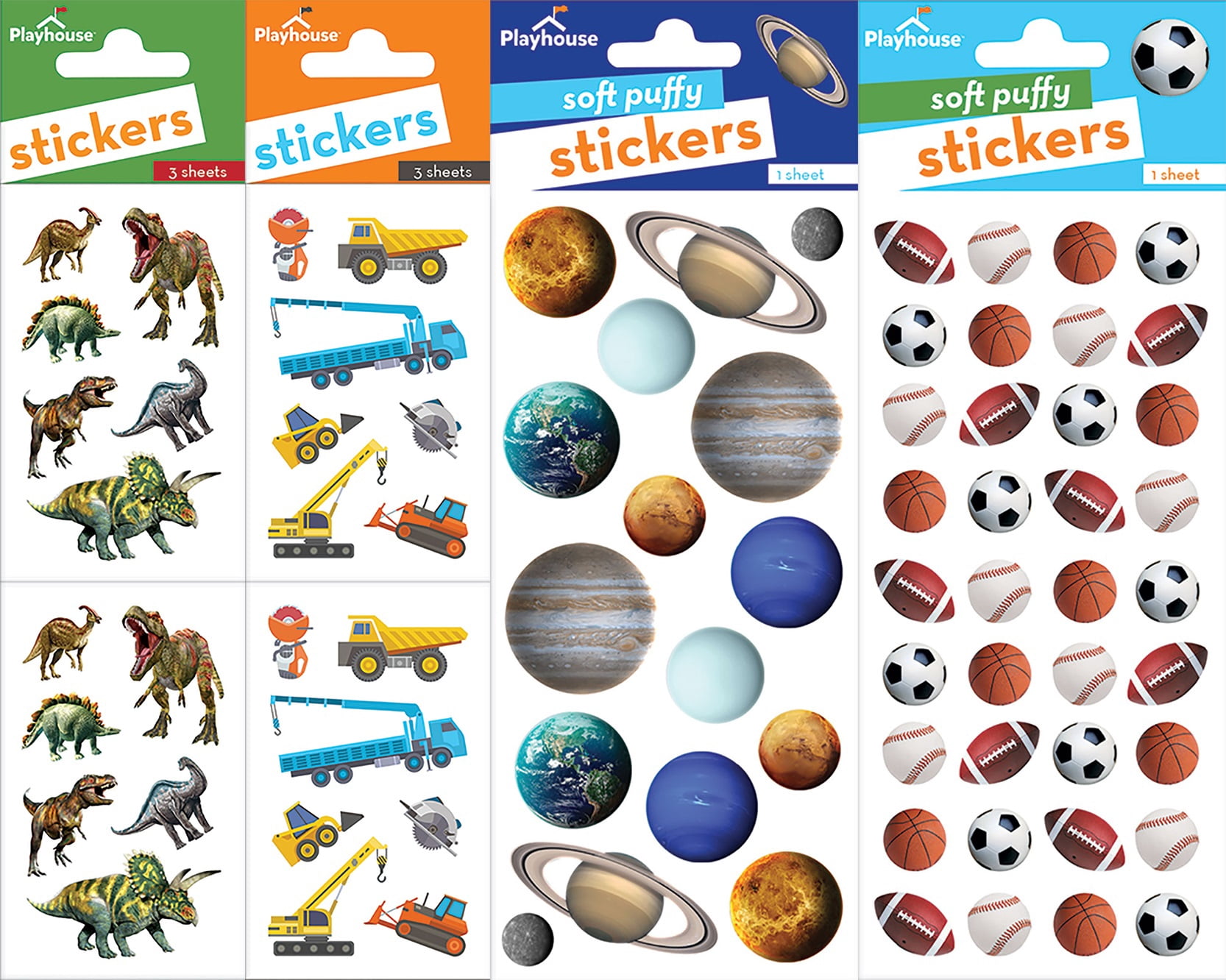 Playhouse Crazy Cool Super Sticker Sheet Pack for Kids Arts, Crafts ...