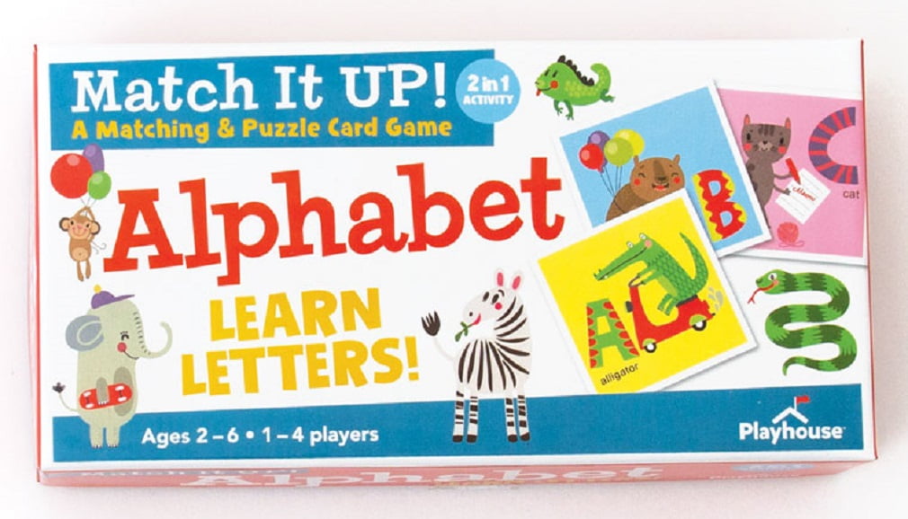 Playhouse Match it UP! Animals Preschool Alphabet Matching & Puzzle ...