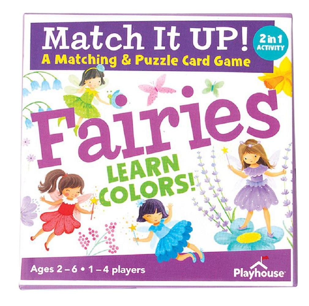 Playhouse Match it UP! Flower Fairies Preschool Color Matching & Puzzle ...