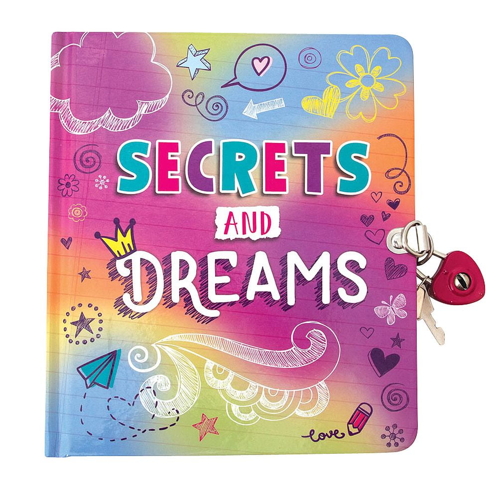 Playhouse Secrets and Dreams Lock & Key Lined Page Diary with Invisible ...