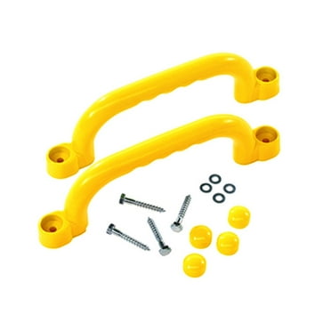Green Metal Safety Grab Handles Set, Kids Outdoor Play House Hand Grip ...
