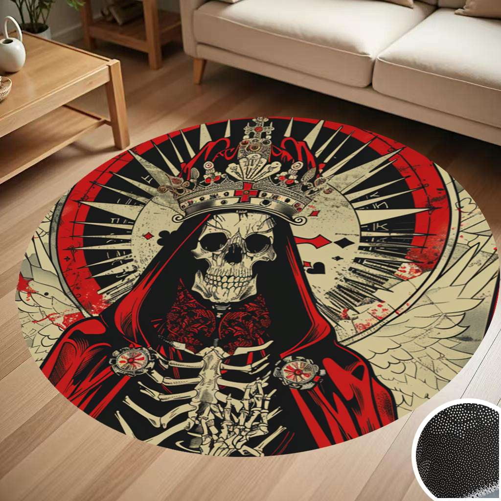 Playing Card Art Round Carpet Living Room Bedroom Home Decoration ...