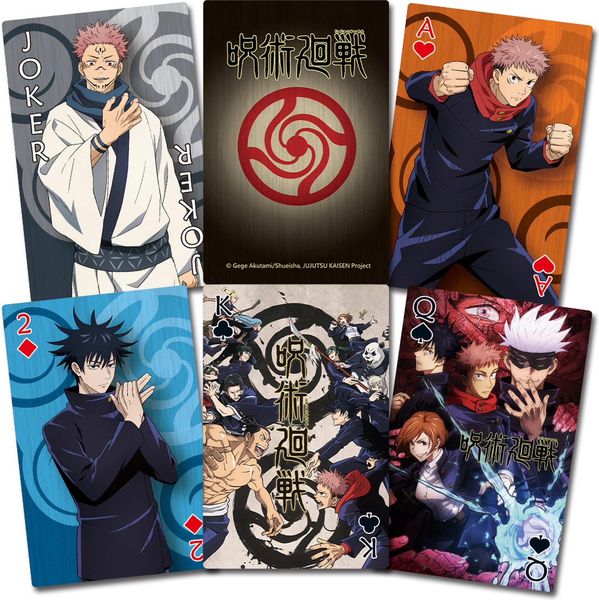 Playing Card - Jujutsu Kaisen- Group Playing Card - Walmart.com