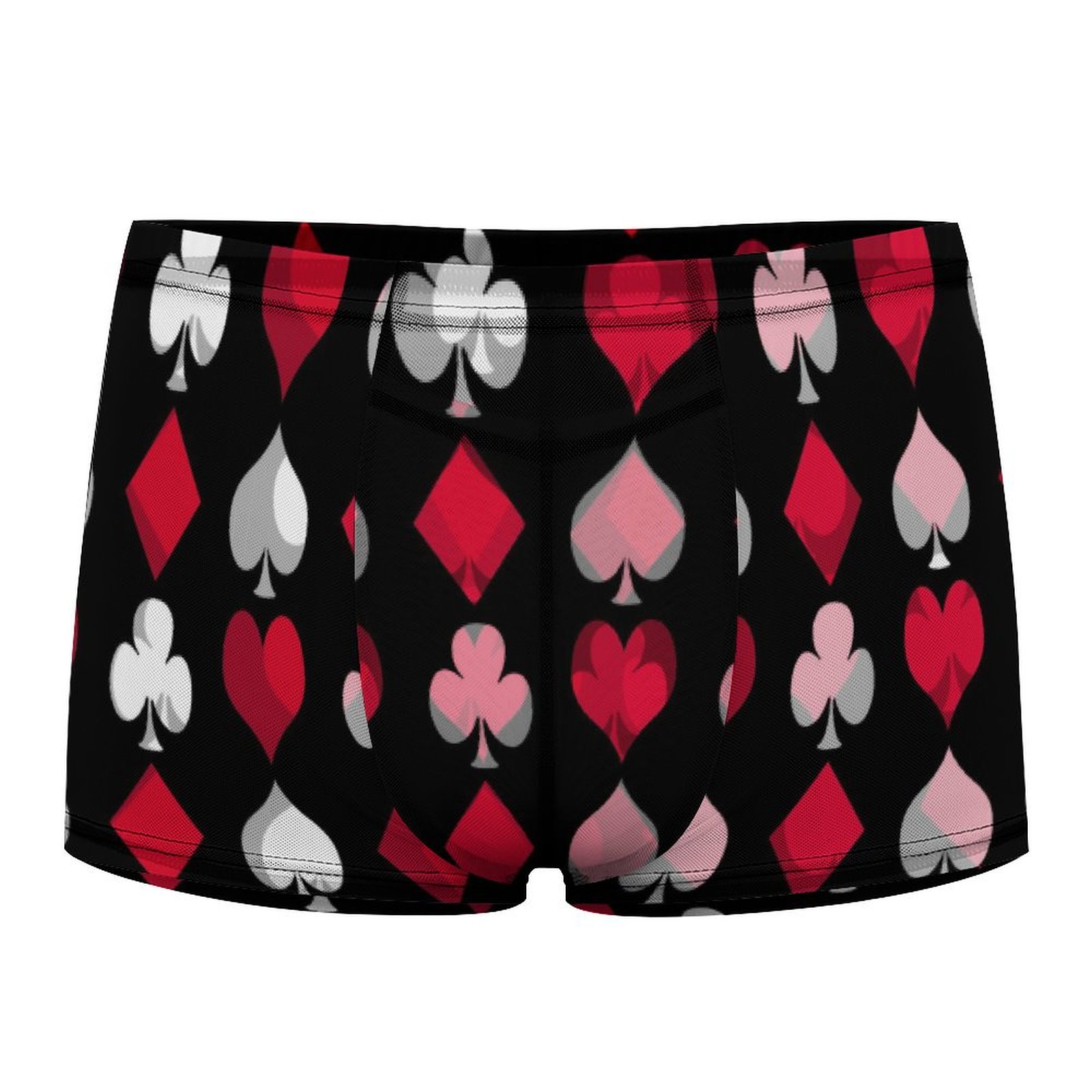 Playing Card Suits Inverted Men's Mesh Boxer Briefs Cooling Breathable ...