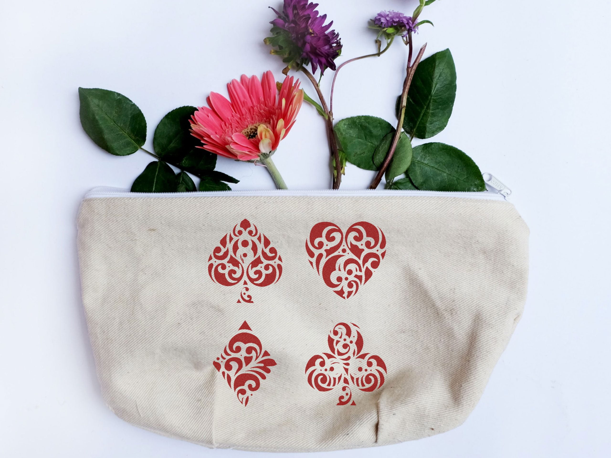 Playing Card Suits, Spades, Hearts, Diamonds, Clubs Stencil - Art and ...