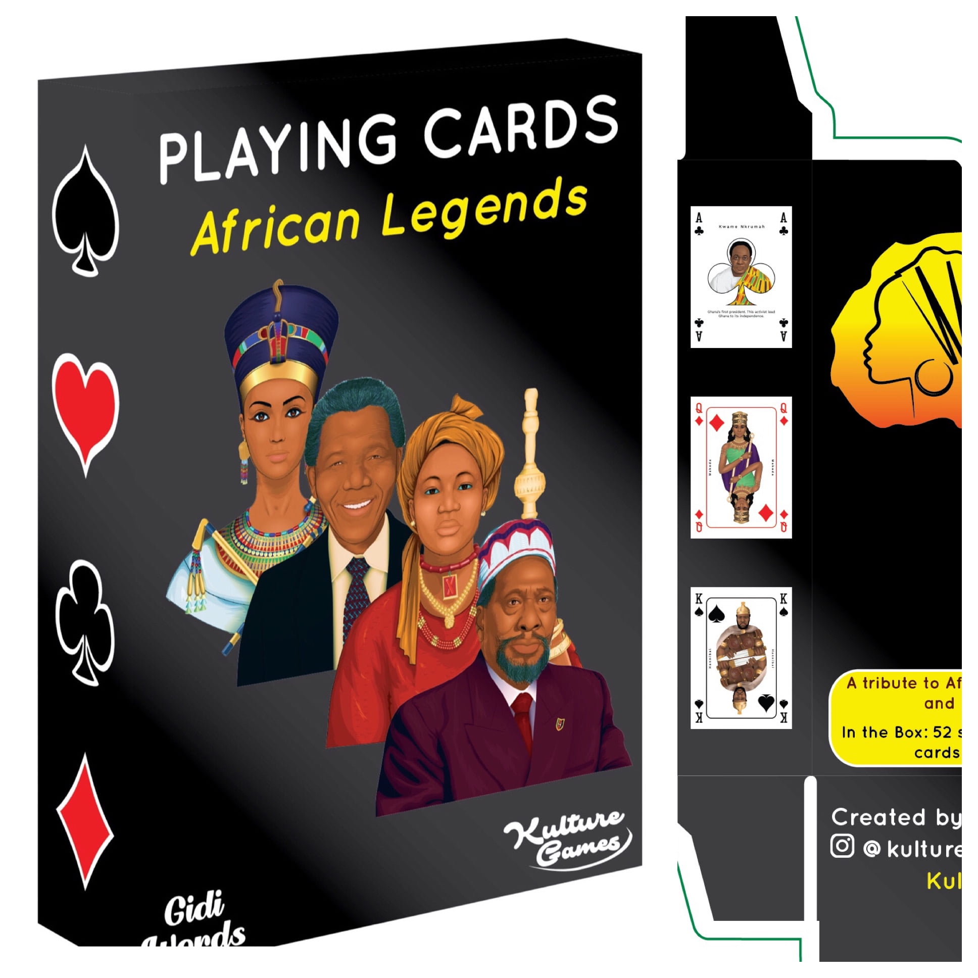 Playing Cards: African Legends - Walmart.com