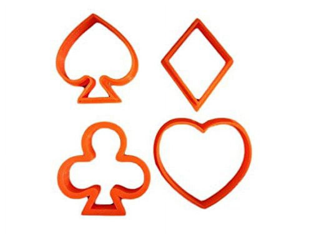 Playing Cards Cookie Cutter (Set) (3 Inch)- Fast Shipping - Sharp Edges ...