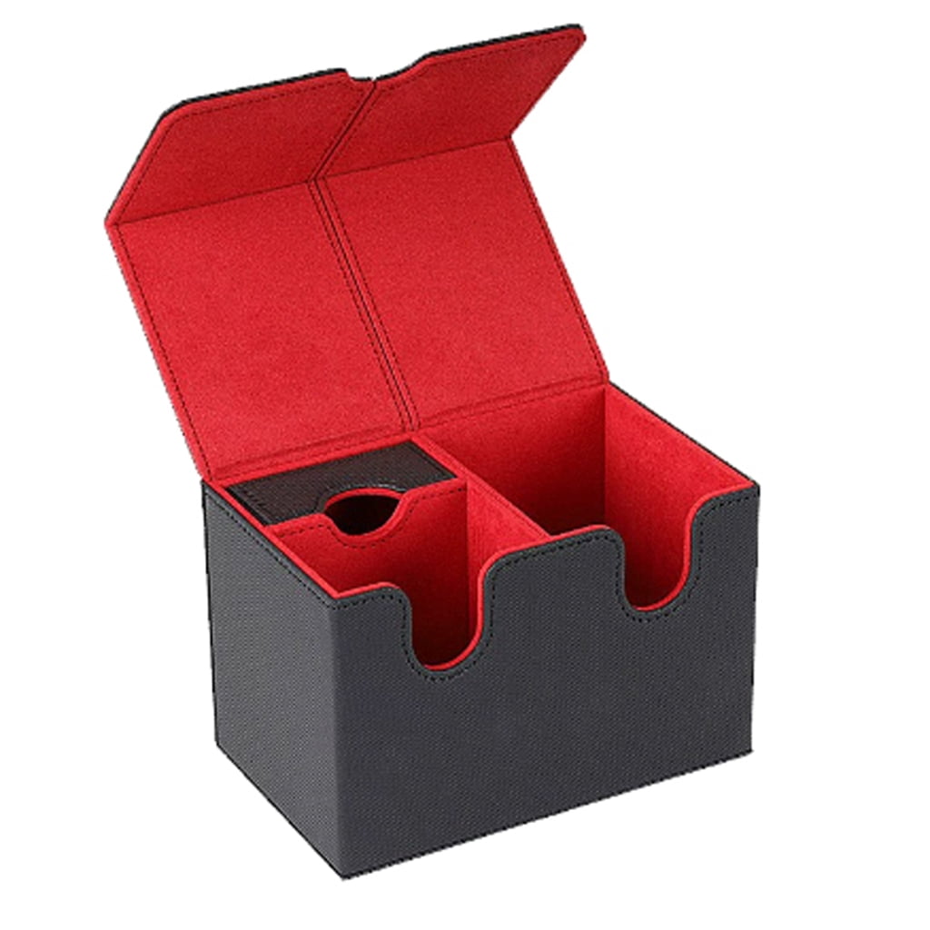 Playing Cards Deck Card Storage Box for Game Cards Storage PU Leather ...