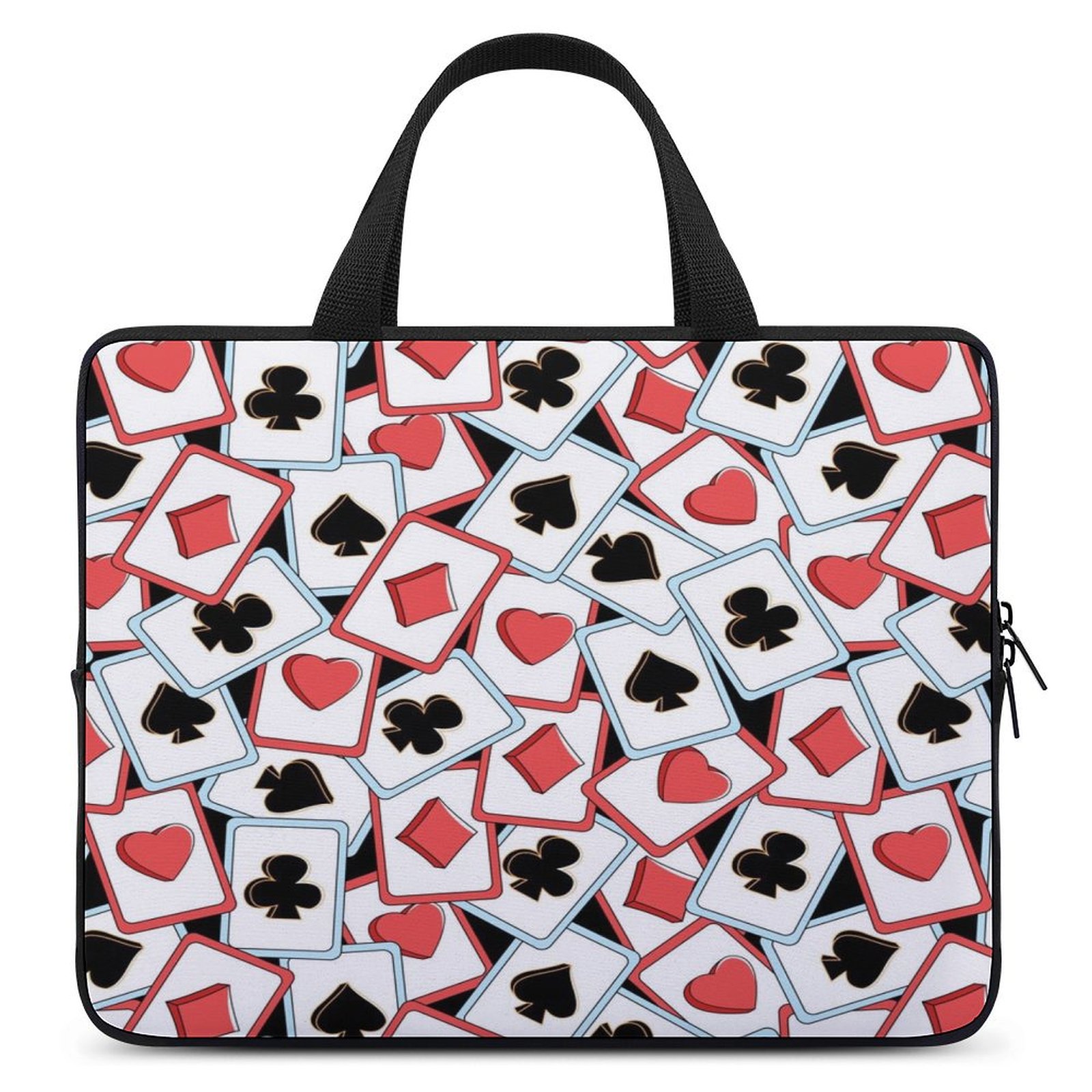 Playing Cards Heart Laptop Bag Women Man 10 12 13 15 17 Inch Office ...