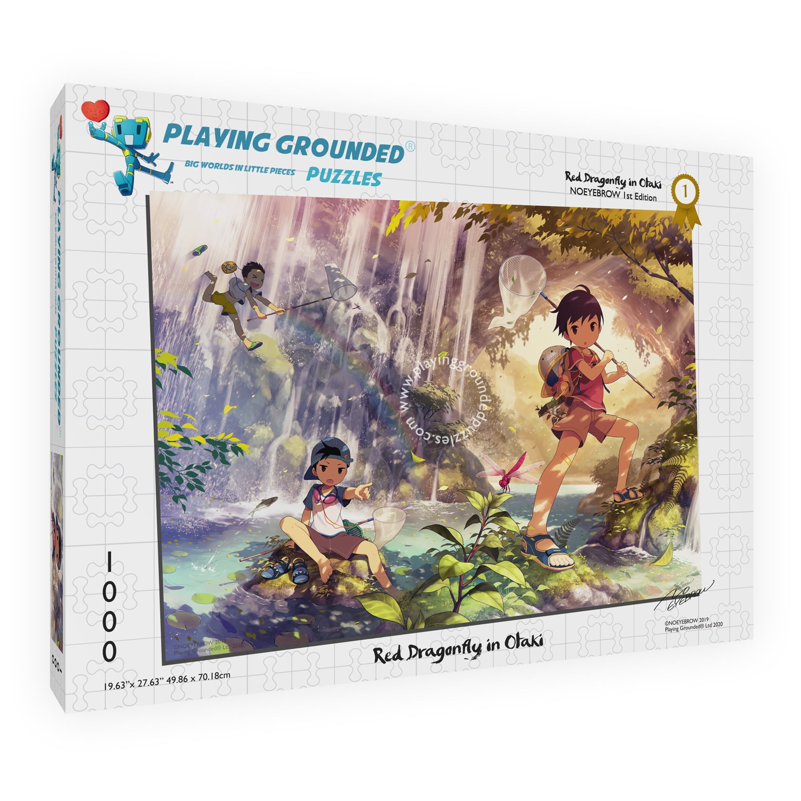 Playing Grounded 1000 Piece Jigsaw Puzzle - Red Dragonfly in Otaki ...