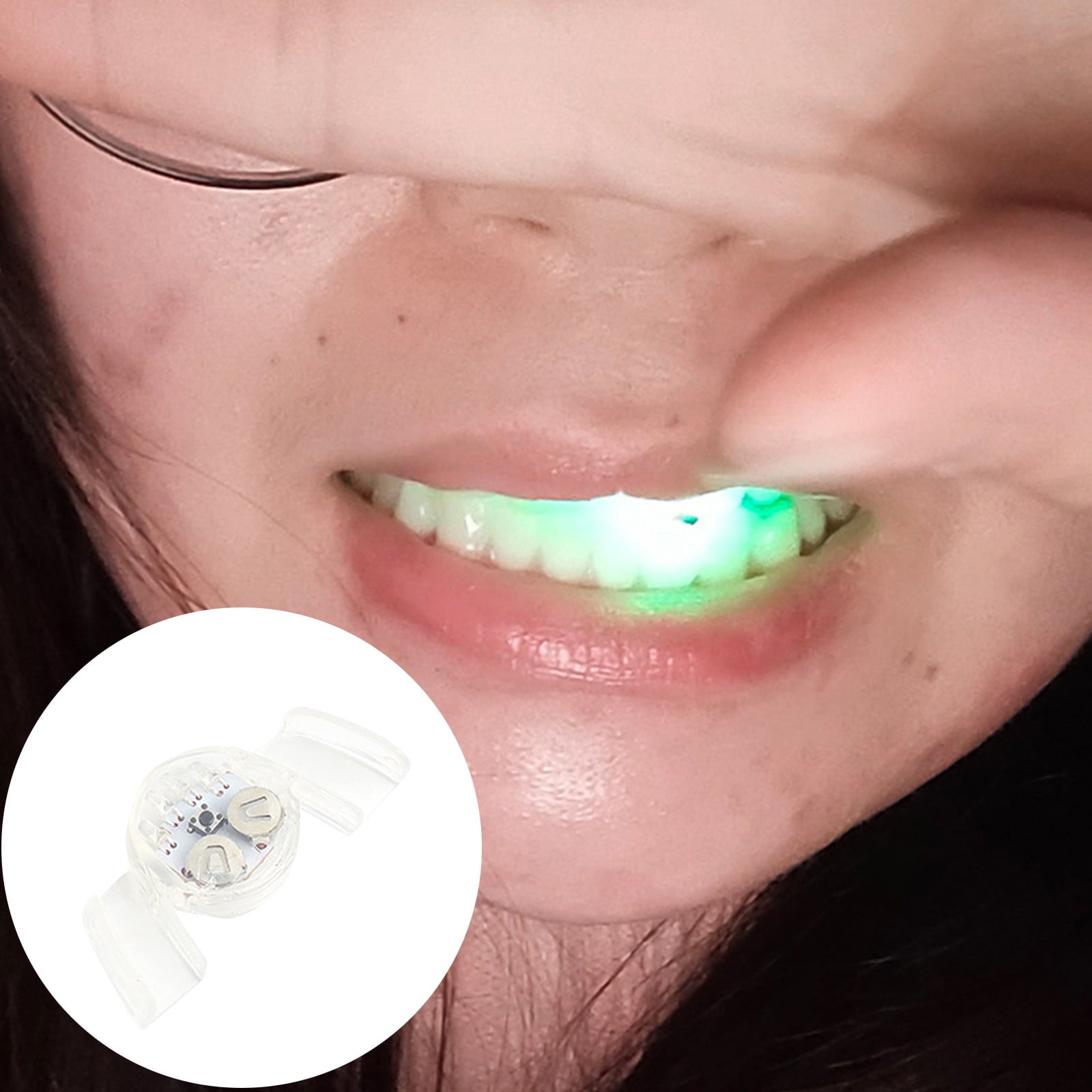 Playing Playmat For Kids LED Flashing Mouth Teeth Guard Light Up Teeth ...