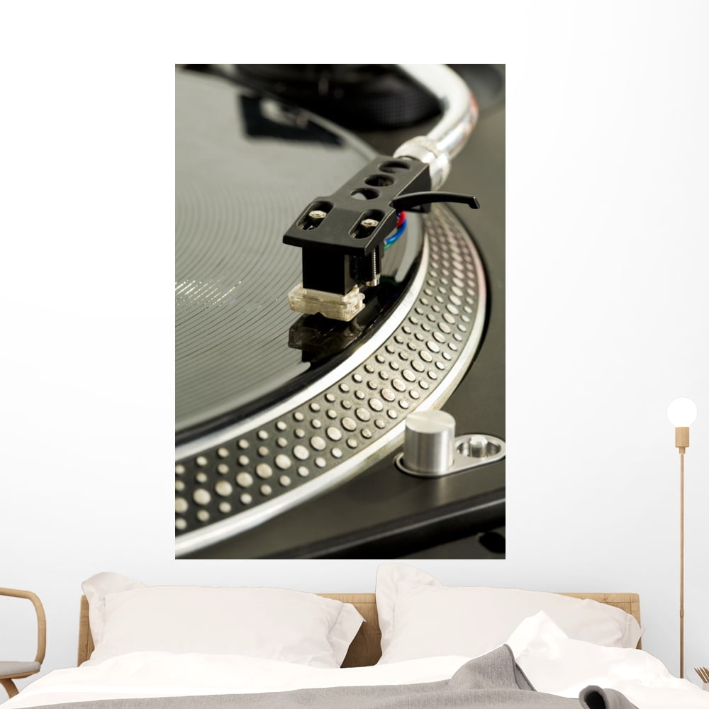 Playing Record Wall Mural by Wallmonkeys Peel and Stick Graphic (48 in ...