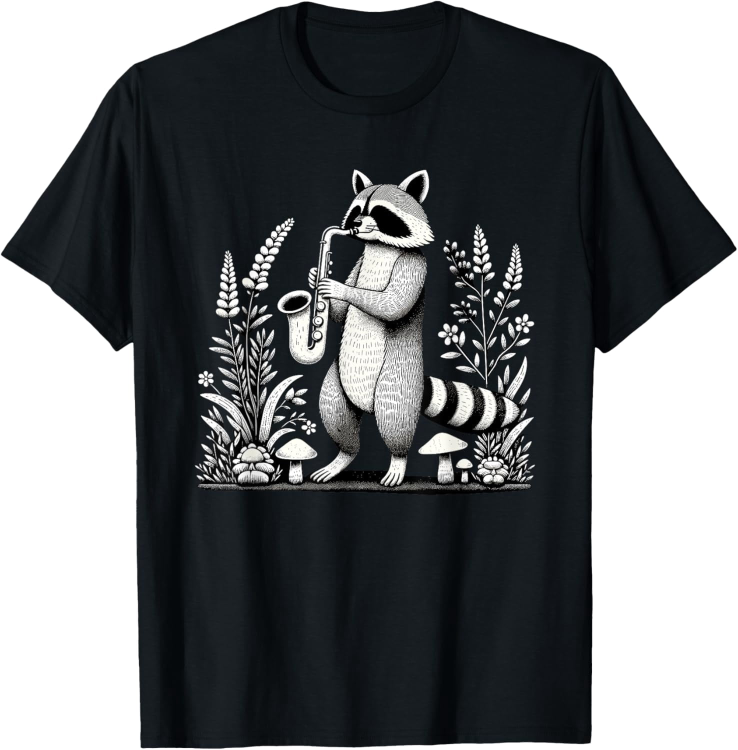 Playing Saxophone Cottagecore Aesthetic T-Shirt - Walmart.com