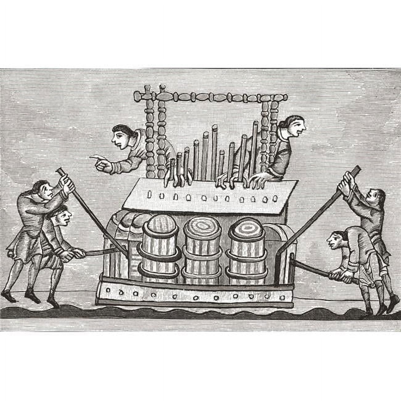 Playing The Organ Ad 1130 - 1174 From The Book Short History of The ...