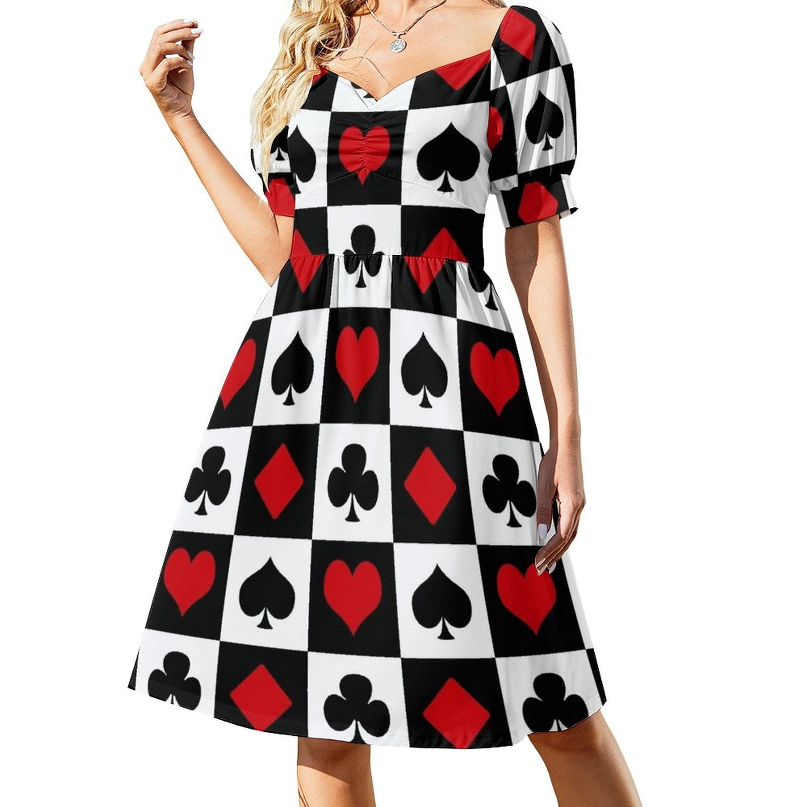 Playing card Dress summer woman dress 2025 summer clothes Dress women ...