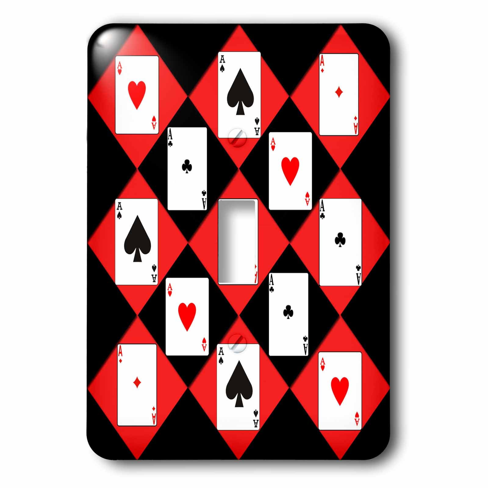 Playing cards. Cool design. Black and Red. Popular image. single toggle ...