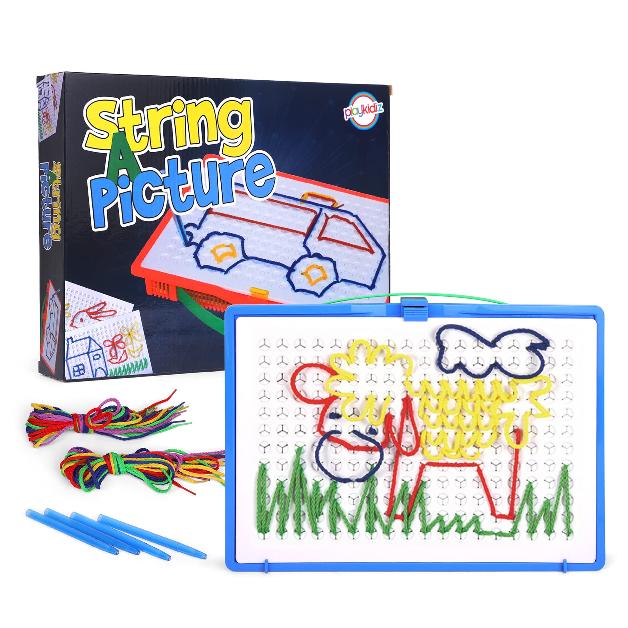 Playkidiz String A Picture Art, Unique Threading Toy for STEM Learning ...