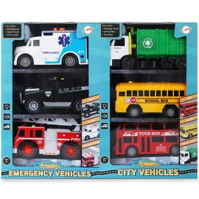 Emergency Vehicle Toy Set
