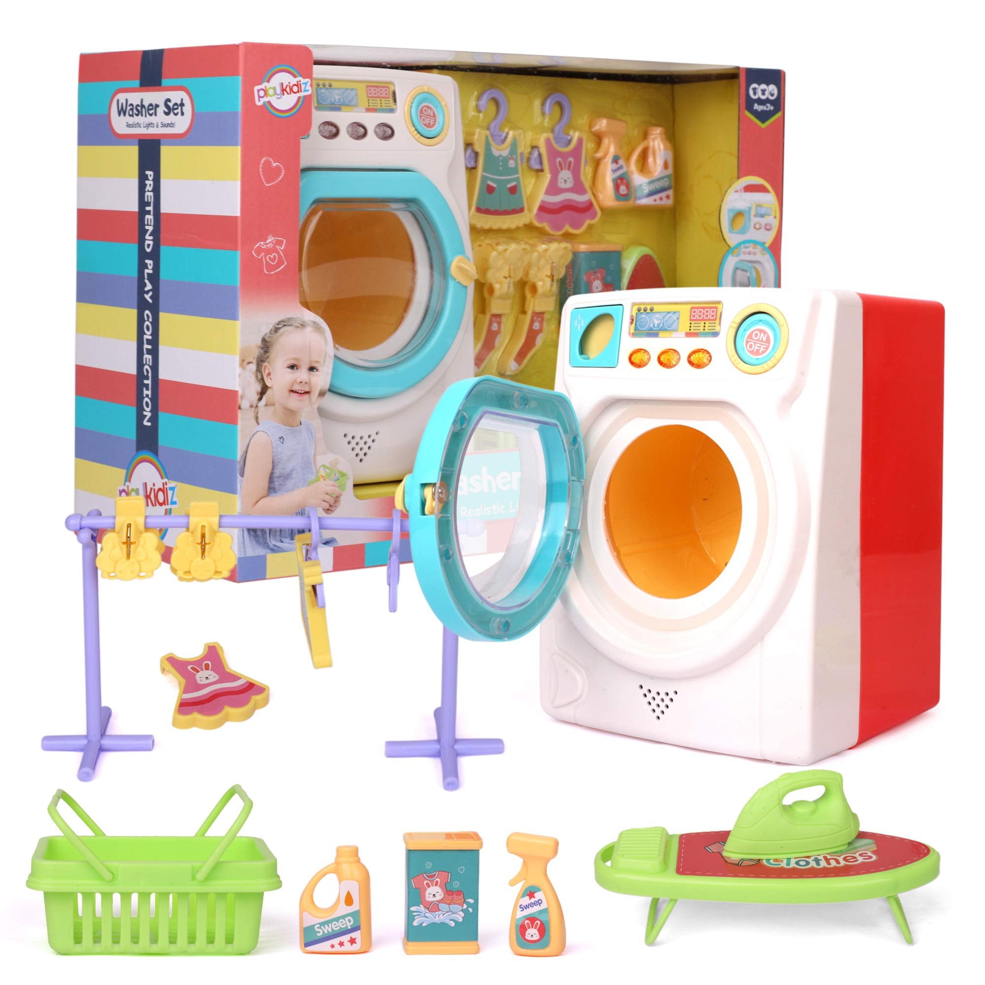 Playkidz Miniature Play Washing Machine - Walmart.com