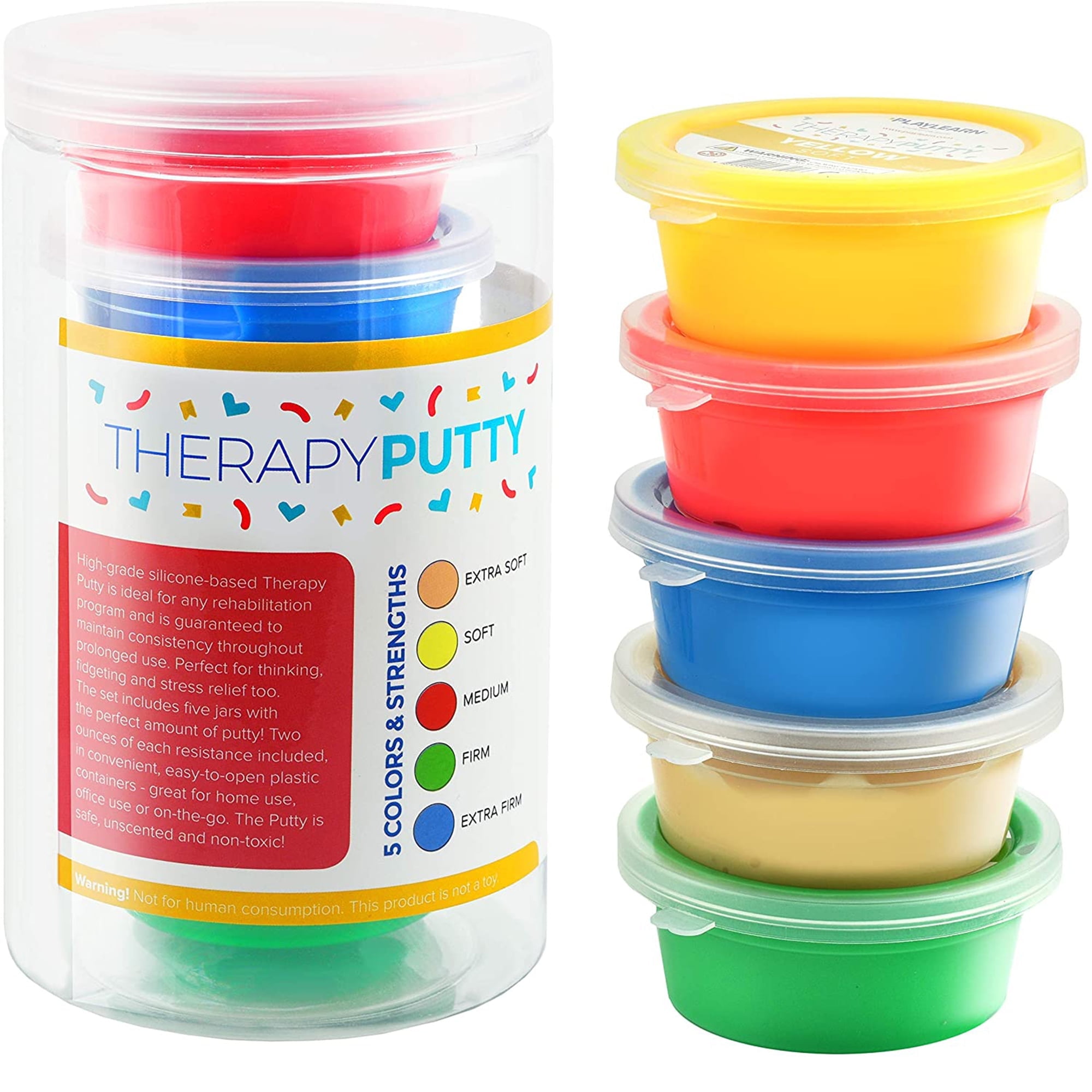Playlearn Sensory Putty: Amazing Calm Dough for Stress Relief and ...