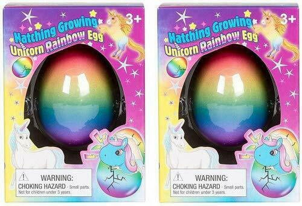Playmaker Surprise Unicorn Hatching Eggs, Multicolor, 600% Growth, 2 ...