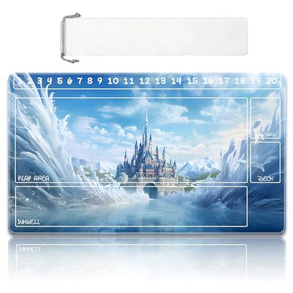 Playmat Compatible TCG with Free Storage Bags,Game Mat 24 x 14 inches ...