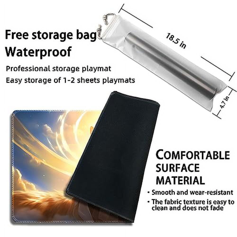 Playmat for MTG, with Free Storage Bags,Game Mat 24 x 14 inches, TCG ...
