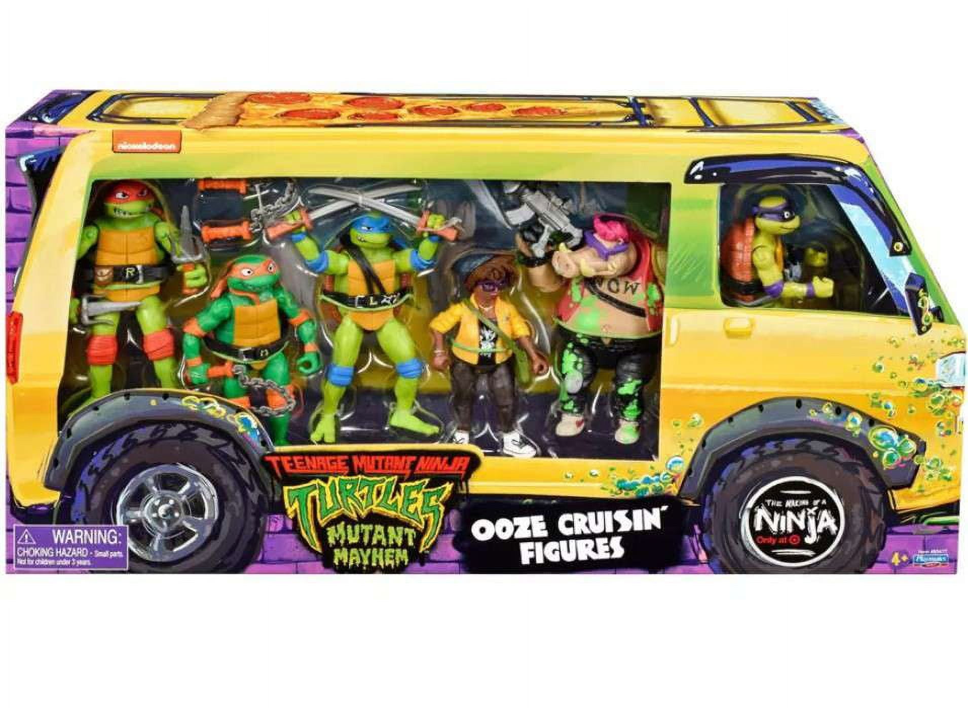 Playmates Teenage Mutant Ninja Turtles Action Figures Pack, 4-12 inch ...