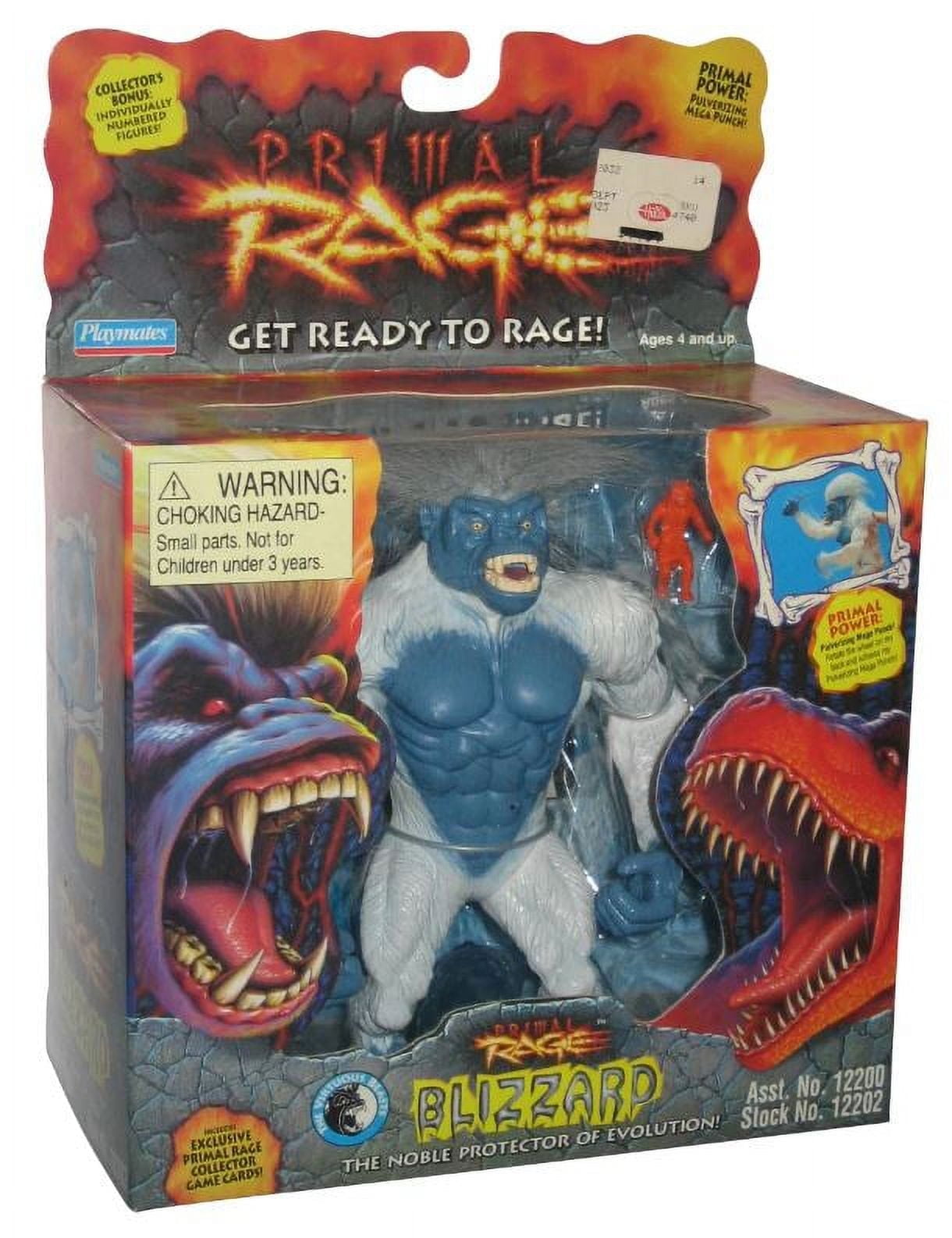 Playmates Primal Rage Blizzard W/ Mega Punch Power - Walmart.com