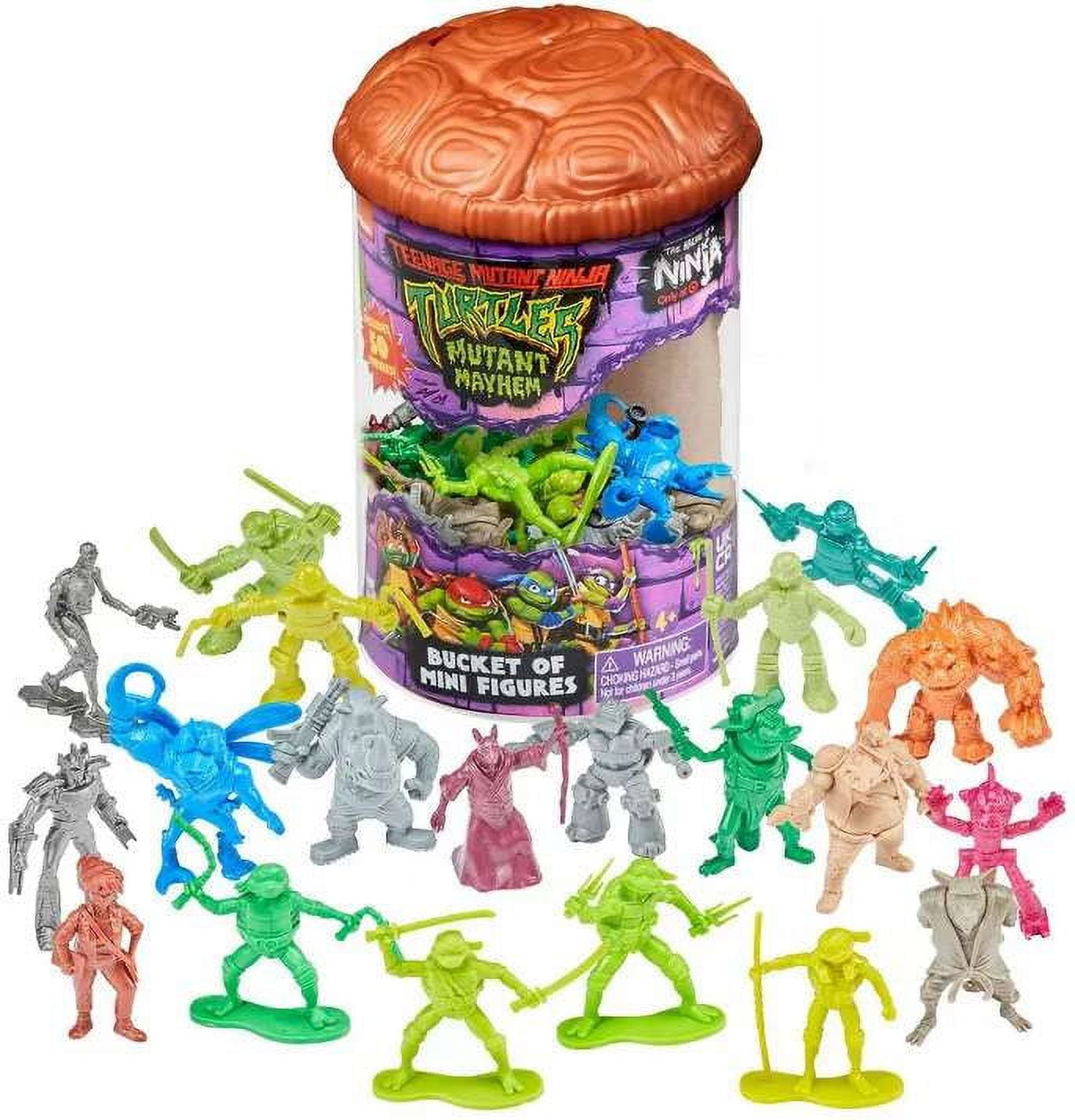 Playmates Teenage Mutant Ninja Turtles Collectible Mini Figures 50 ...