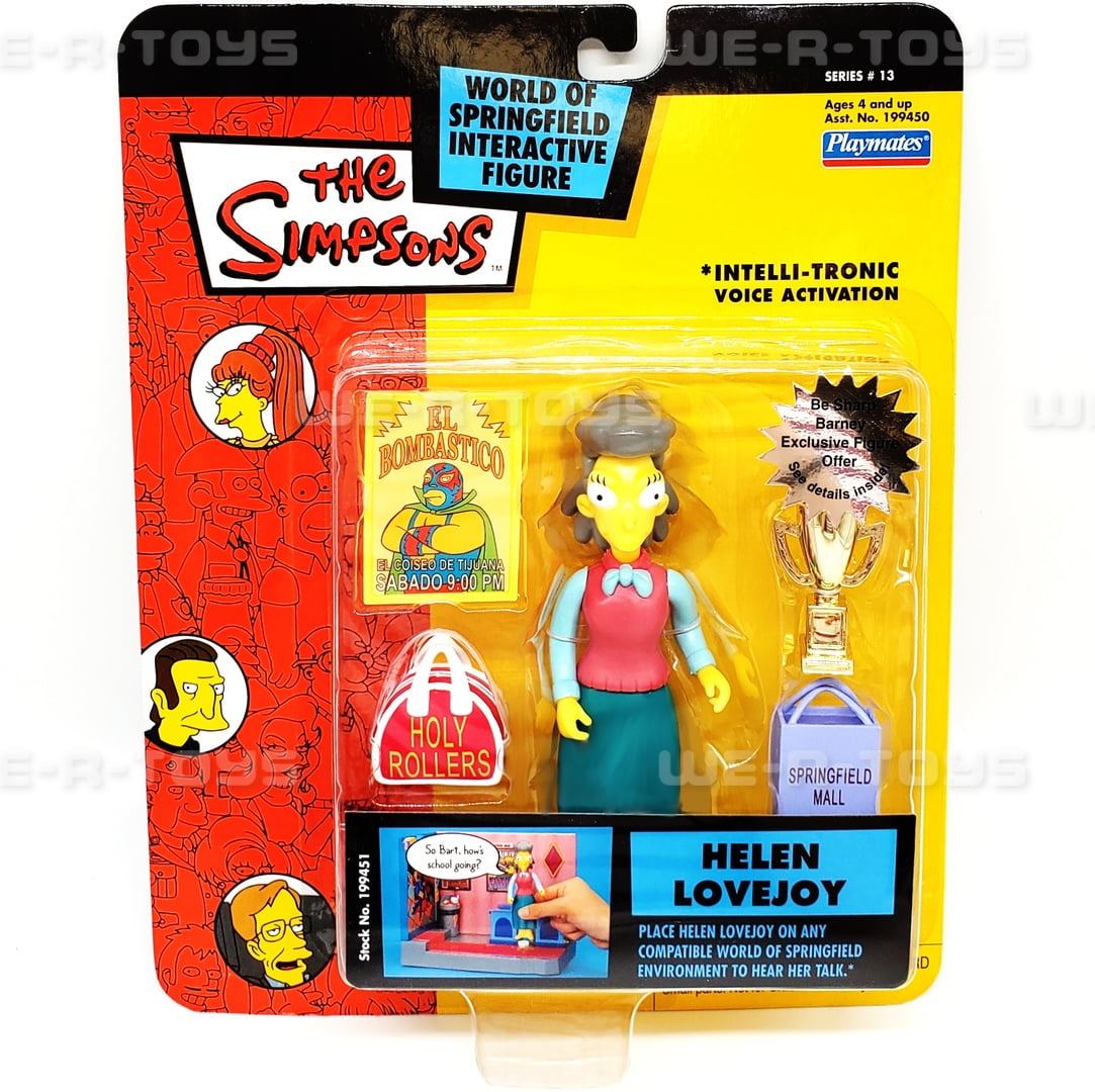 Playmates The Simpsons Helen Lovejoy Series #13 Action Figure - Walmart.com