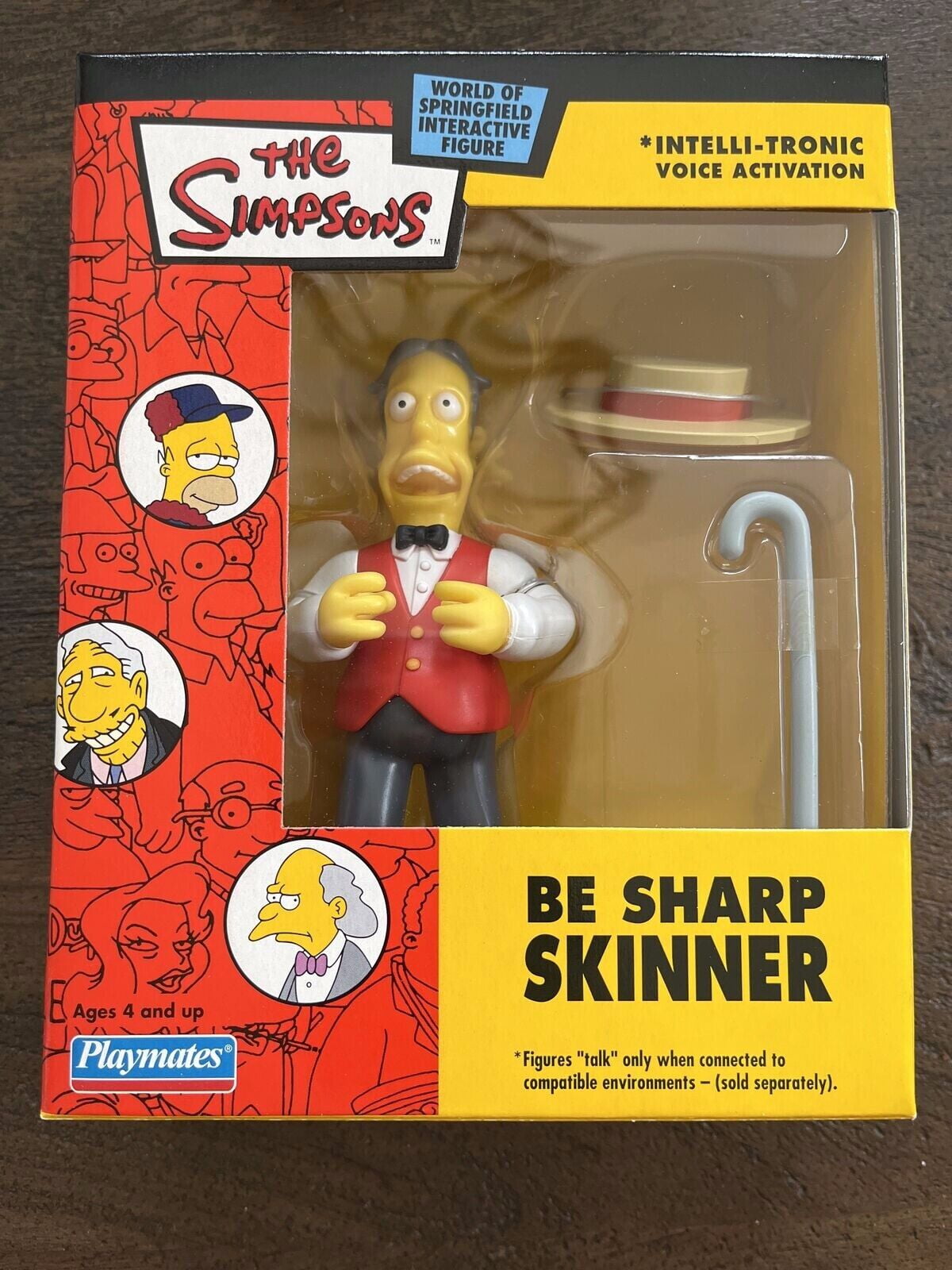 Playmates The Simpsons WOS Interactive Be Sharp Skinner MAIL AWAY ...
