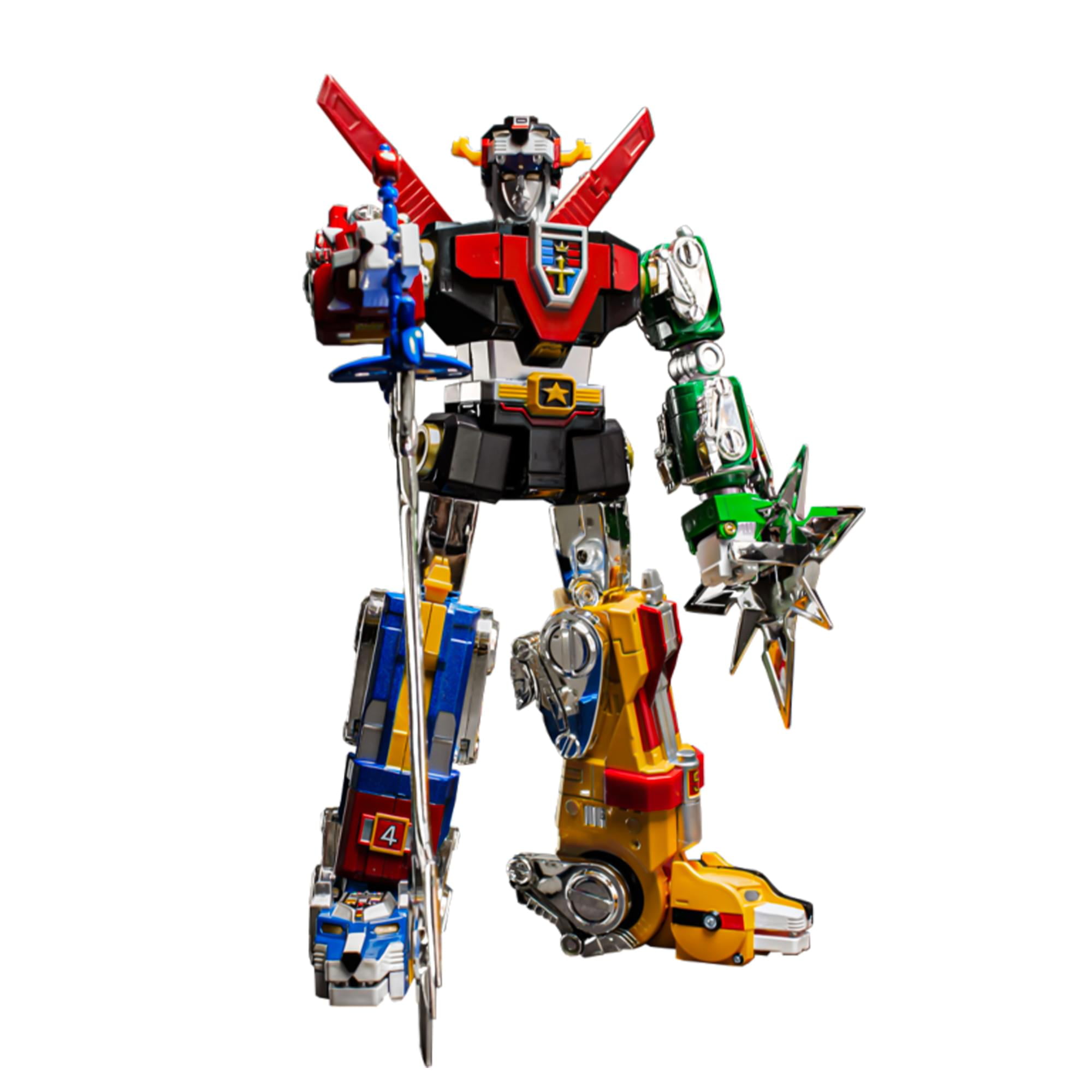 Playmates Voltron 40th Anniversary Gift Set with Light up Sound Base ...