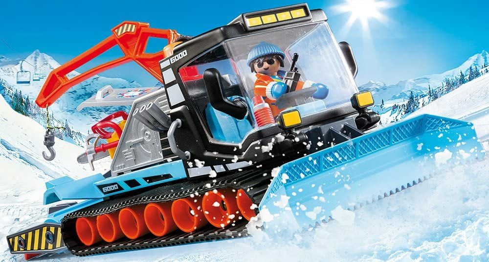 Playmobil Toy Snow Plow with Crane and Accessories, Plastic - Walmart.com