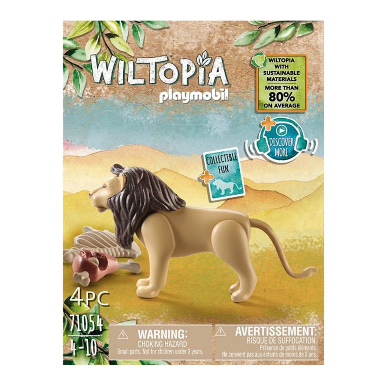 Playmobil Wiltopia Lion Building Set 71054 - Walmart.com