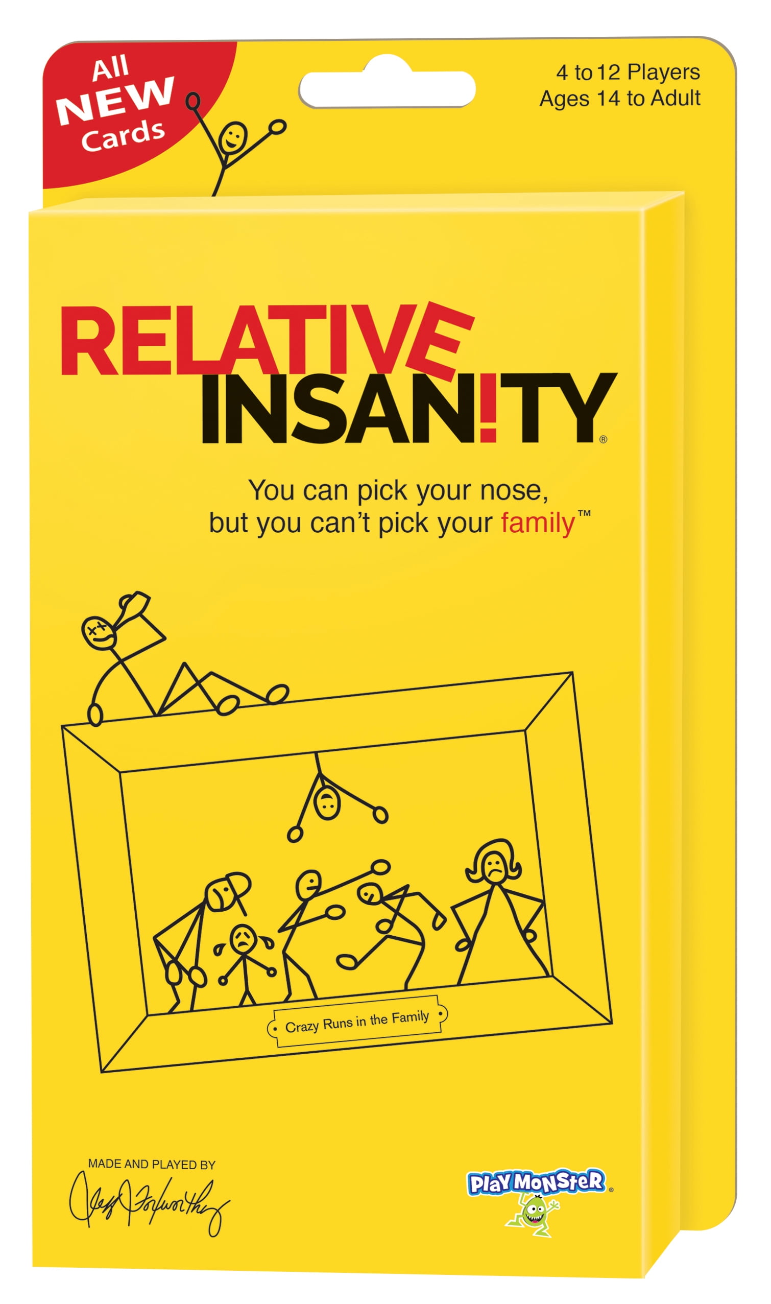 Playmonster Family Adults Set - Relative Insanity Card Game - Walmart.com