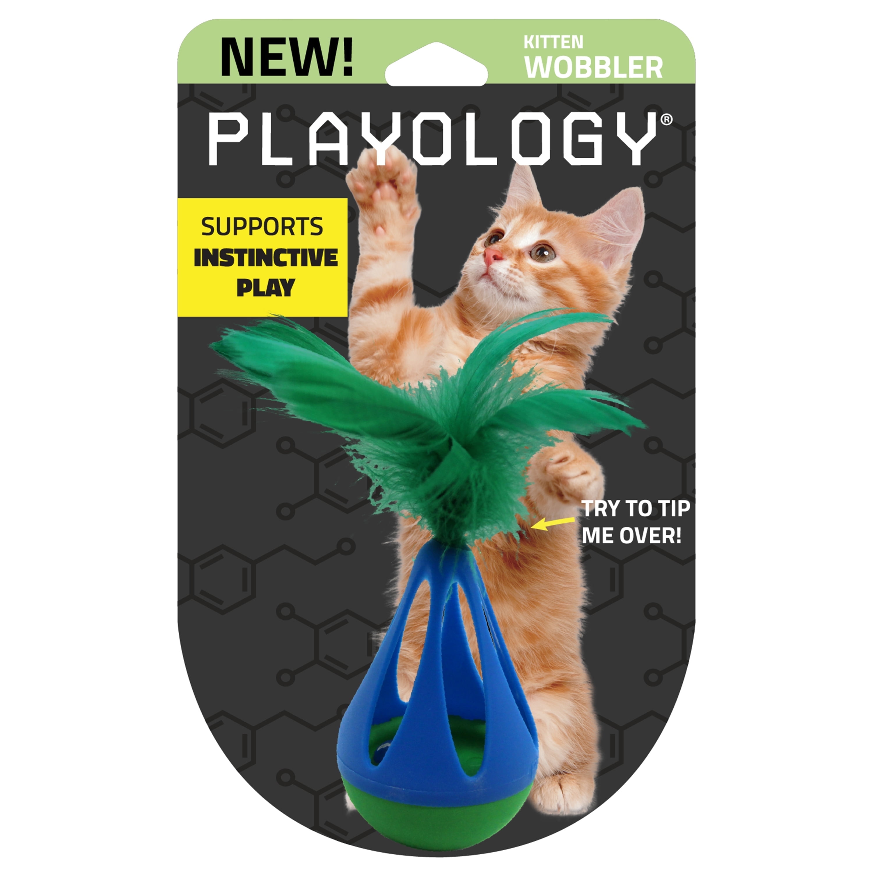 Playology Cat Toys | Interactive Teeter Totter Toy with Bells and ...