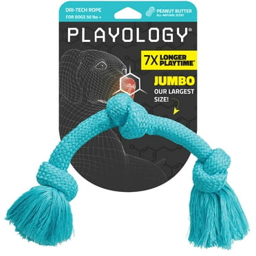 Nerf Dog Infinity Tuff Tug Dog Toy with Durable Braided Nylon, 12 ...