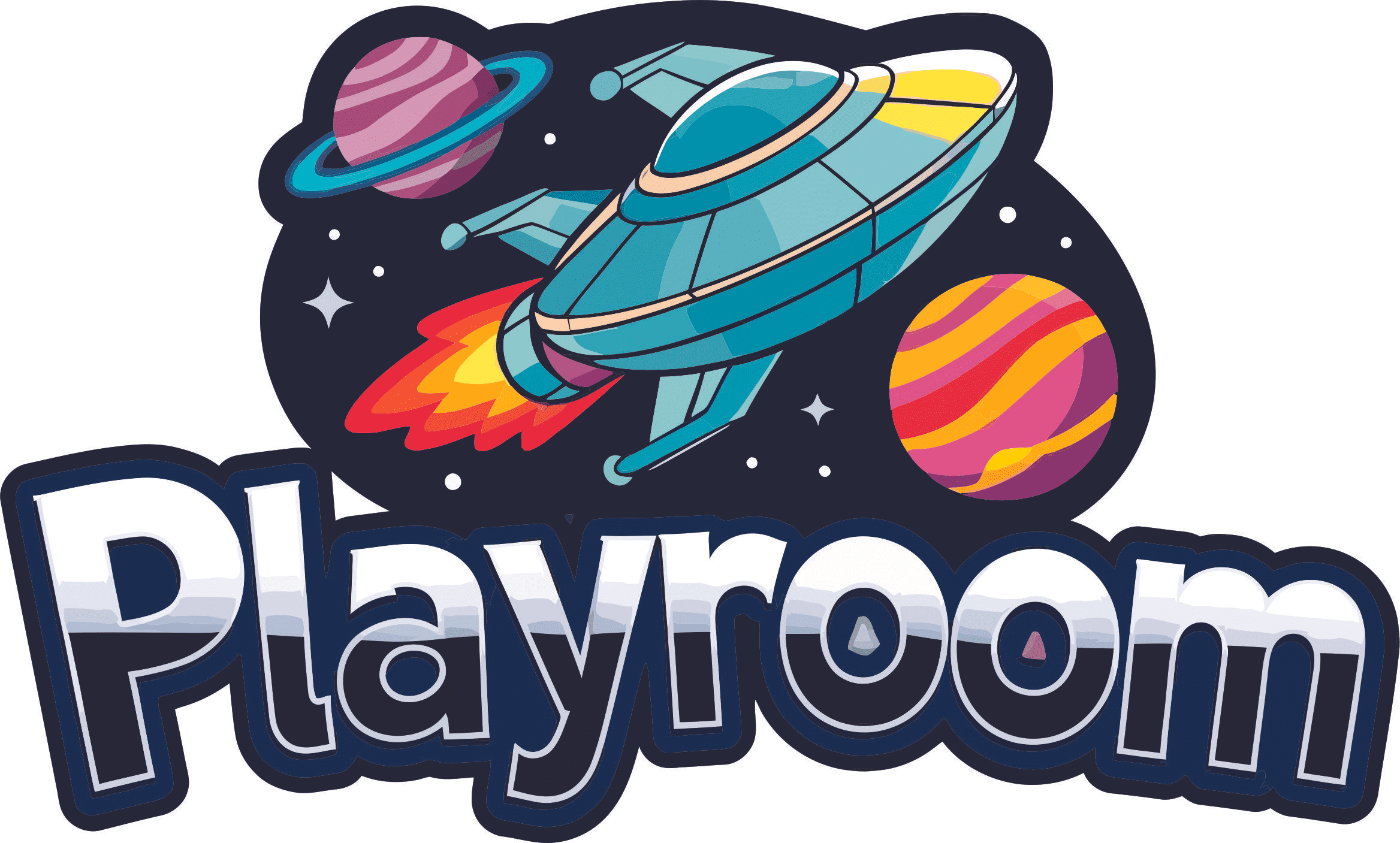 Playroom Children Planets Solar System Playful Entertainment Games ...