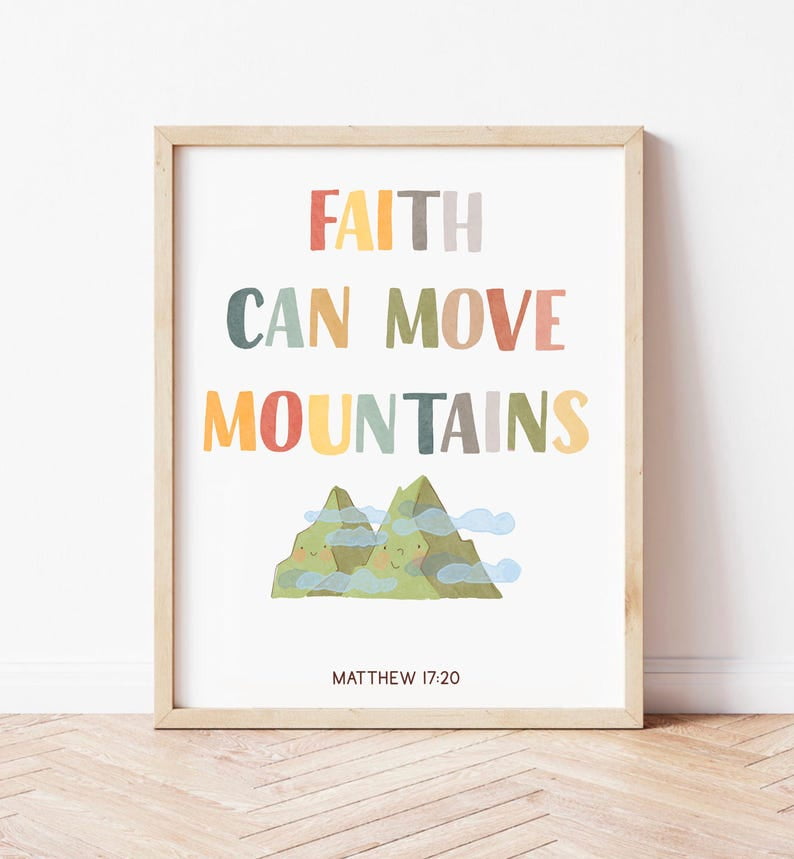 Playroom Christian Wall Art Motivational Bible Verse Homeschool ...